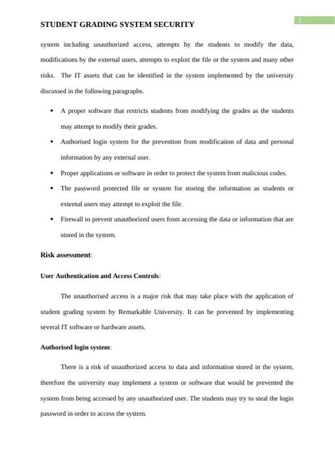 Student Grading System Security Desklib