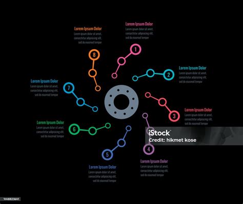 연례 보고서 인터넷 교육 비즈니스 잡지 정보 템플릿입니다 8 단계 인포 그래픽 템플릿입니다 회전 서클 정보 템플릿입니다 휠 인포
