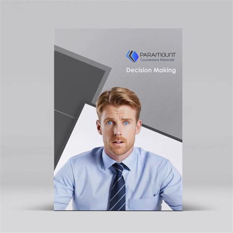 Decision Making Courseware Soft Skills Learning Professional