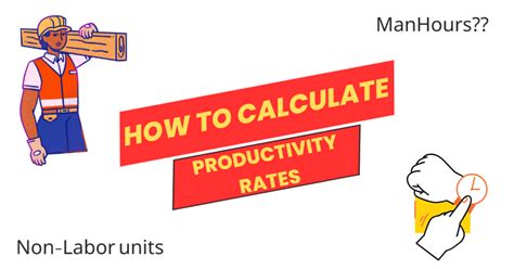 How To Calculate Productivity Rates For Anything Step By Step Pm Pro Guide