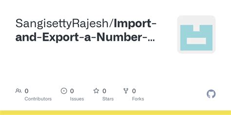 Github Sangisettyrajeshimport And Export A Number Using Es6 Module Syntax