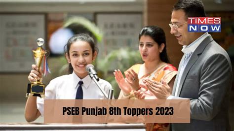 PSEB Class 8th Result 2023 Lovepreet Kaur Tops Class 8 Result Check Complete Toppers List