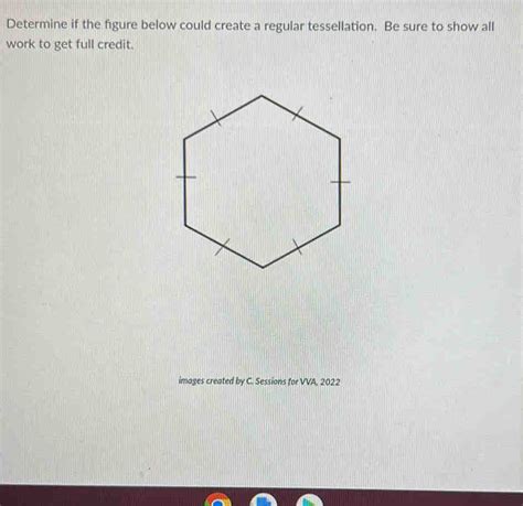 solved determine if the figure below could create a regular