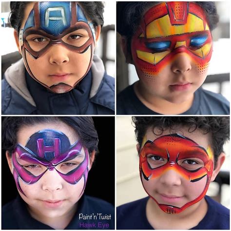 Face Paint Ideas Superheroes At Dorothy Lessard Blog