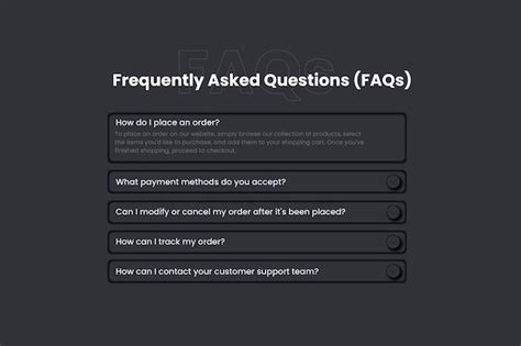 Premium Vector Frequently Asked Questions Modern Ui Design