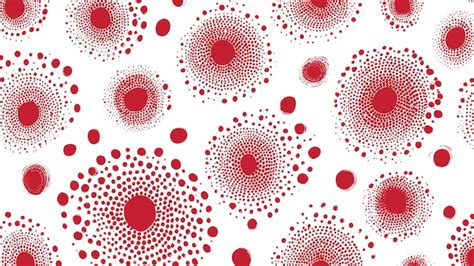 Free Vector Red Particle Pattern