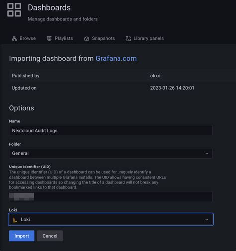 Monitor Your Nextcloud Logs For Suspicious Activities With Grafana Loki