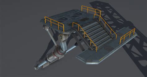 模块化科幻空间基地位置和道具 低聚3d模型 Turbosquid 1138410