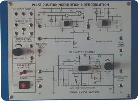 Laboratory Trainer Kit Pulse Position Modulation Demodulation Model
