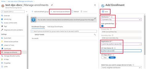 Quickstart Provision A Simulated Symmetric Key Device To Microsoft Azure Iot Hub Microsoft Learn