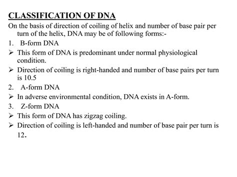 Dna Structure And Function Watson And Crick Model Of Dna Helix