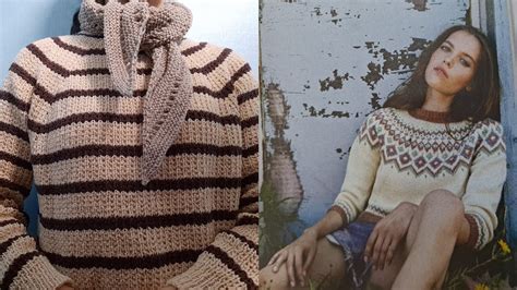 스웨터12 Fo 스카프 No1 레인매거진15 뜨고 싶은것 Youtube