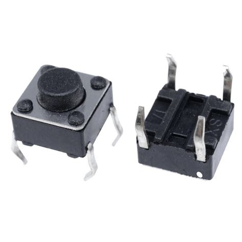 Mini Pulsador Interruptor Arduino Switch 2 Pines X 10 U Hipercom