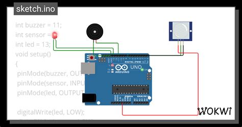 Pir Motion Sensor Wokwi Esp32 Stm32 Arduino Simulator