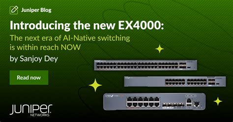 Introducing The New Ex4000 The Next Era Of Ai Native Switching Is