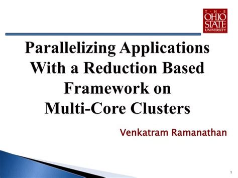 Ppt Parallelizing Applications With A Reduction Based Framework On