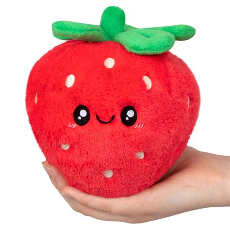 Squishables Snacker Strawberry Plush Toyworld Australia