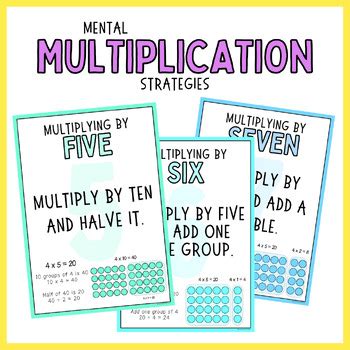 Strategies For Multiplication Facts By Create Share Teach Learn