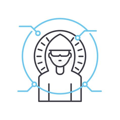 Software Environment Line Icon Outline Symbol Vector Illustration Concept Sign Stock Vector