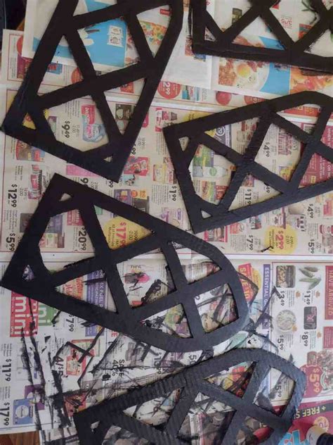 Easy Stained Glass Window Craft Using Foil Paper And Cardboard