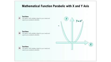 Mathematical Function Parabolic With X And Y Axis Powerpoint Templates Slides And Graphics