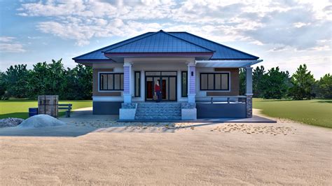 แบบบ้านชั้นเดียว5ห้องนอนเกษตรสามง่าม Blueprint 0169