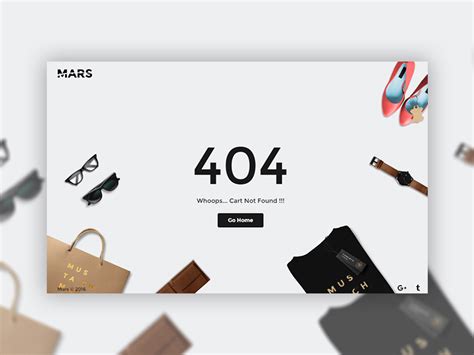 Mars Multipurpose Parallax Error Pages On Behance