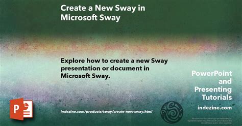 Create A New Sway In Microsoft Sway