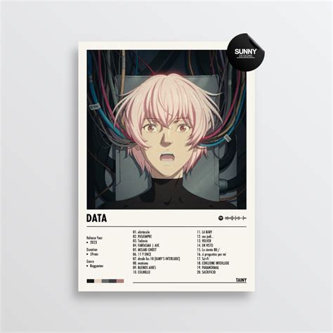 Tainy Data Album Cover Poster Sunny Designs Posters