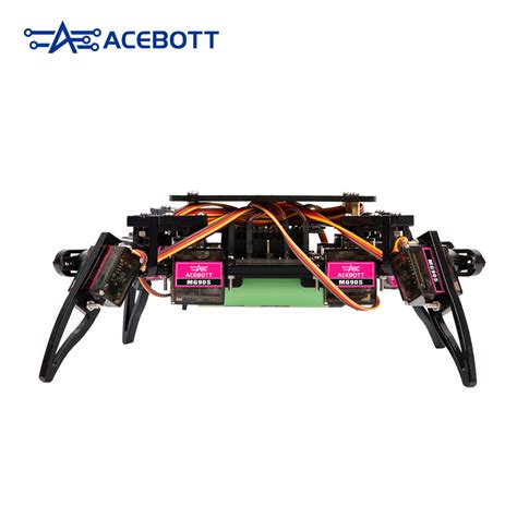 Acebott Quadruped Bionic Spider Robot Kit Esp8266 With Arduino Ide And