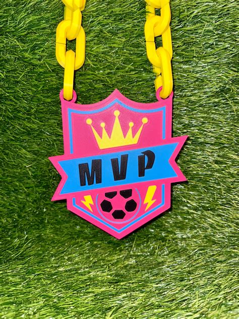 Custom 3d Printed Hype Chain Necklace Personalized Team Spirit