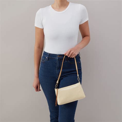 Darcy Crossbody In Polished Leather Butter Yellow Hobo