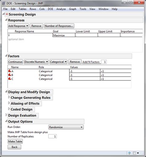 Fractional Factorial Designs With Jmp Lean Sigma Corporation