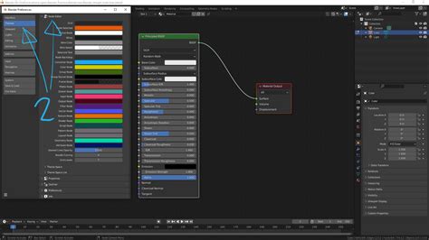 Blender Straight Node Lines