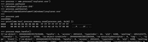api python process · ufrisk memprocfs wiki · github