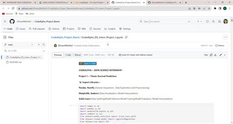 excited to start codealpha internship shivani mohite posted on the topic linkedin