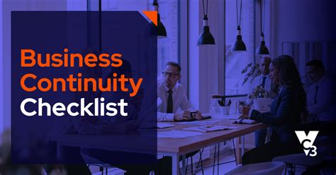 Business Continuity Checklist Business Continuity Checklist