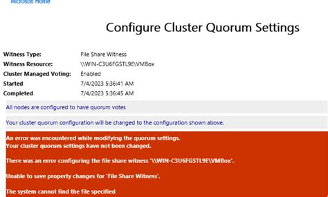 There Was An Error Configuring The File Share Witness ‘win C3u6fgstl9evmbox Smart Way Of
