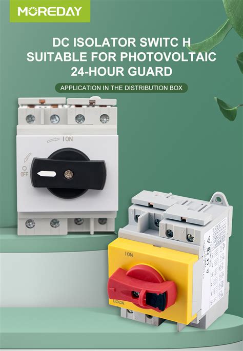 Electric Dc Solar Ip66 Waterproof Isolator Switches Pv Disconnect Switch China Dc Solar