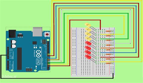 چشمک زن Led با آردوینو