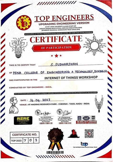 Sudharshan S On Linkedin 👀 It Is Big Opportunity For Me To Attend An Hands On Training On Top