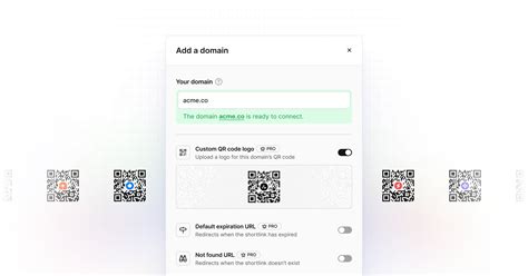 Set Custom Qr Code Logos For Your Domains