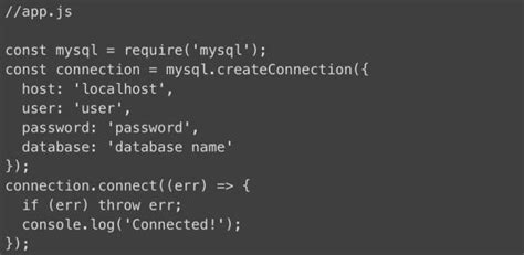 在Node js中使用MySQL MySQL JavaScript客户端 阿里云开发者社区