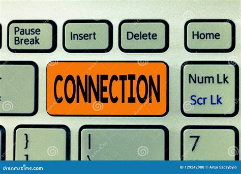 Word Writing Text Connection Business Concept For Relation Association