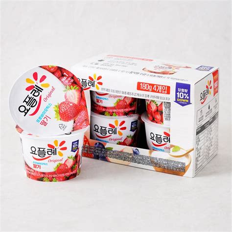 빙그레 요플레 기획 랜덤 180g 4 배민스토어