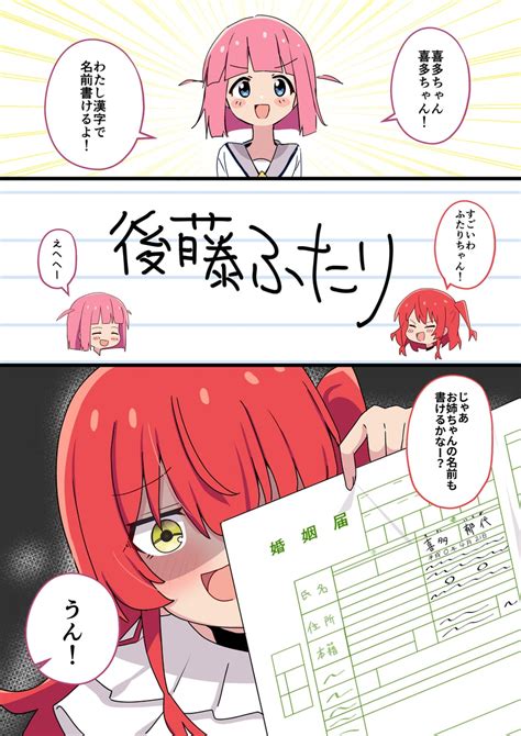 Kita Ikuyo And Gotoh Futari Bocchi The Rock Drawn By Ao