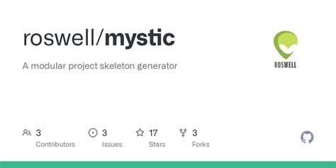 Github Roswell Mystic A Modular Project Skeleton Generator