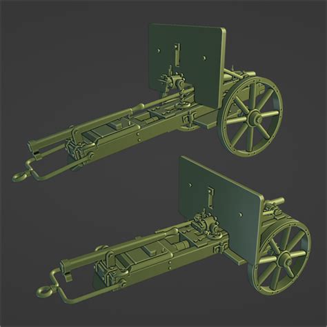 🔫 37mm Rosenberg Trench Gun M1915 28mm・ 3d File For 3d Printing・cults