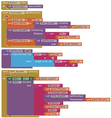 Upload Video To Google Drive MIT App Inventor Help MIT App Inventor Community