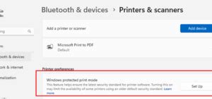 Configuring Windows Protected Print Mode WPP Windows OS Hub